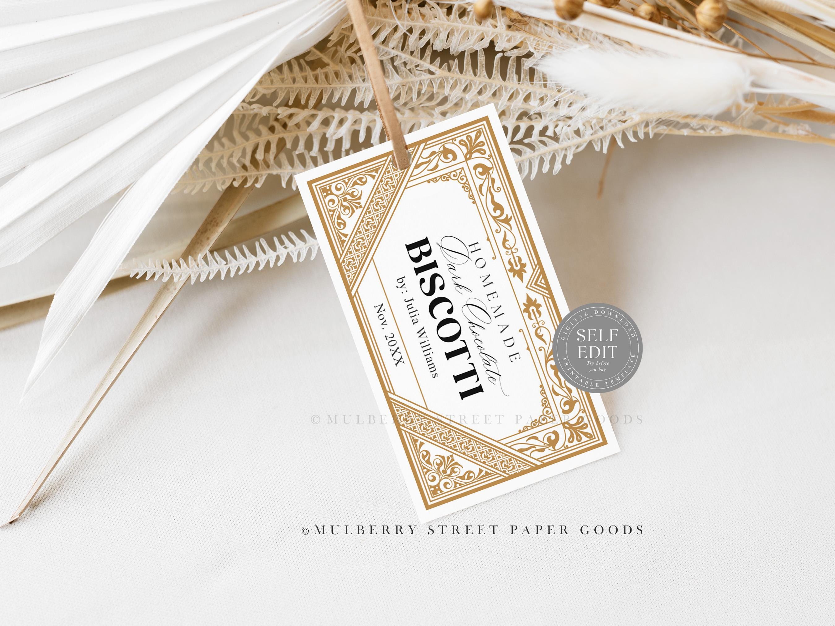 Custom Bakery Label Printable Digital Download Editable Canva Template ...