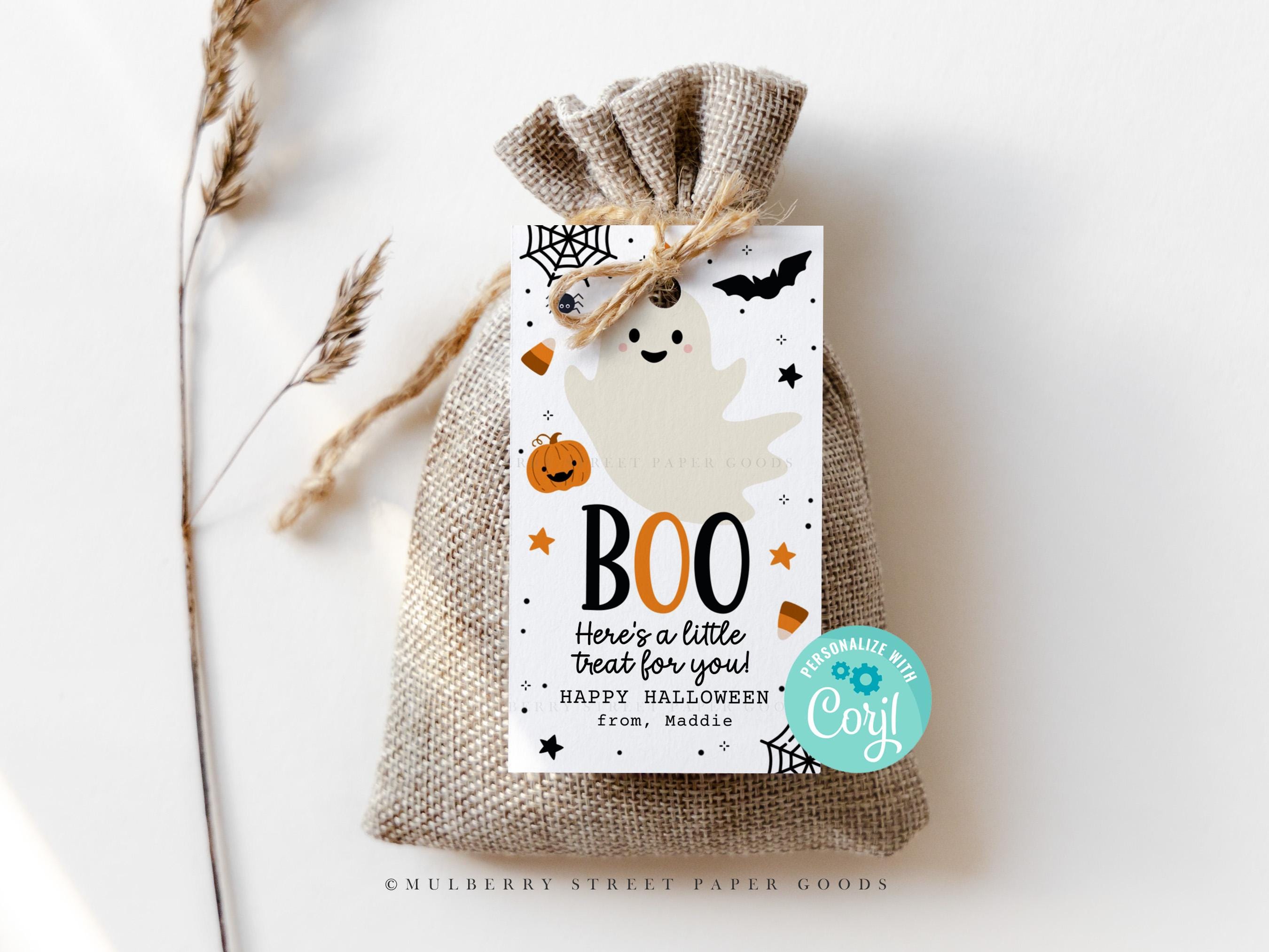 Editable Halloween Boo Tag Instant Download Boo Basket Tag Printable ...
