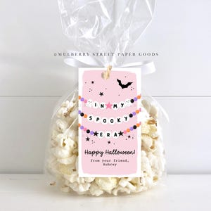 In My Spooky Era Halloween Gift Tag Friendship Bracelet Halloween Party ...