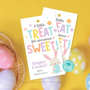 Easter Gift Tag Printable Digital Download A Little Treat for Someone ...