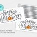 Printable Happy Halloween Bag Topper, Candy Bag Topper, Cookie Bag ...