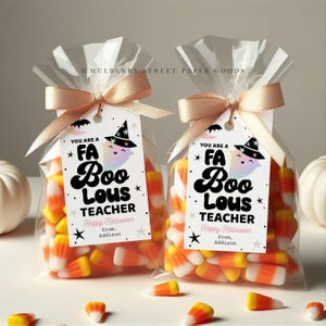 Editable Halloween Gift Tag Halloween Printable Digital Download ...