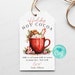 Printable Holiday Hot Cocoa Instructions Tag, Homemade Hot Chocolate ...