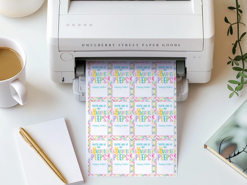 Printable Easter Gift Tag You're One of My Favorite Peeps Gift Tag ...