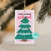 Christmas Friendship Bracelet Gift Tag Printable Personalized Teacher ...
