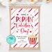 Printable Have a Poppin Valentine's Day Card Kids Classroom Popcorn ...