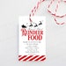 Printable Magical Blend Reindeer Food Tag, Instant Download Christmas ...