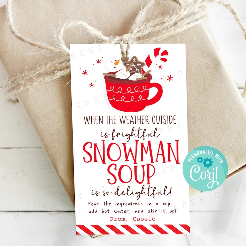 Snowman Soup - Etsy