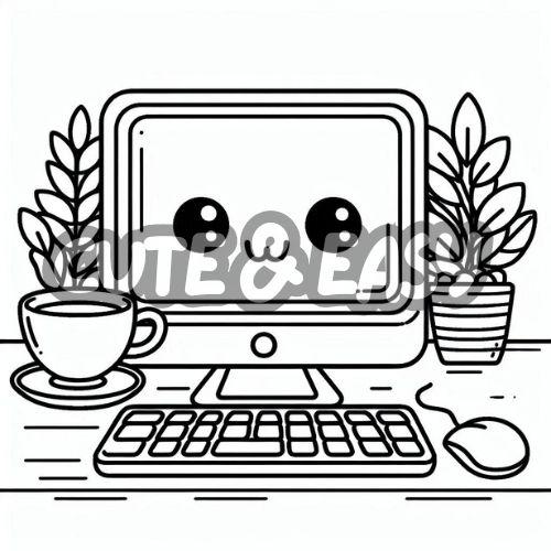 Cute & Easy Colouring - Etsy