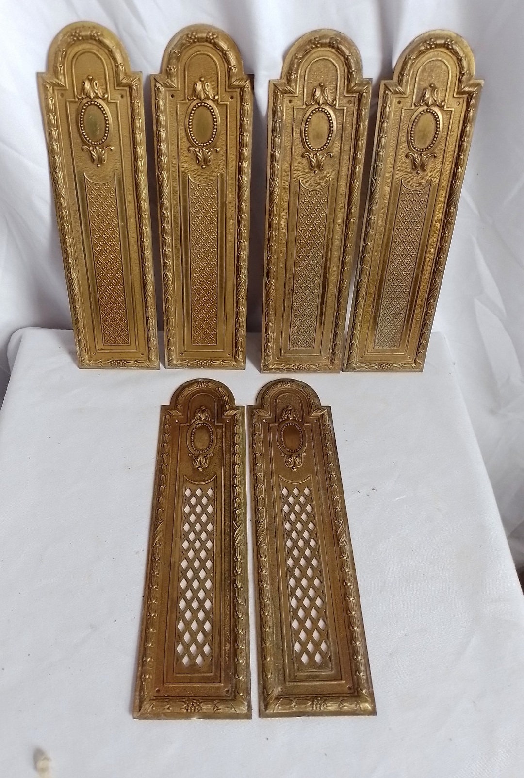 Vintage French Door Finger Plates - Etsy