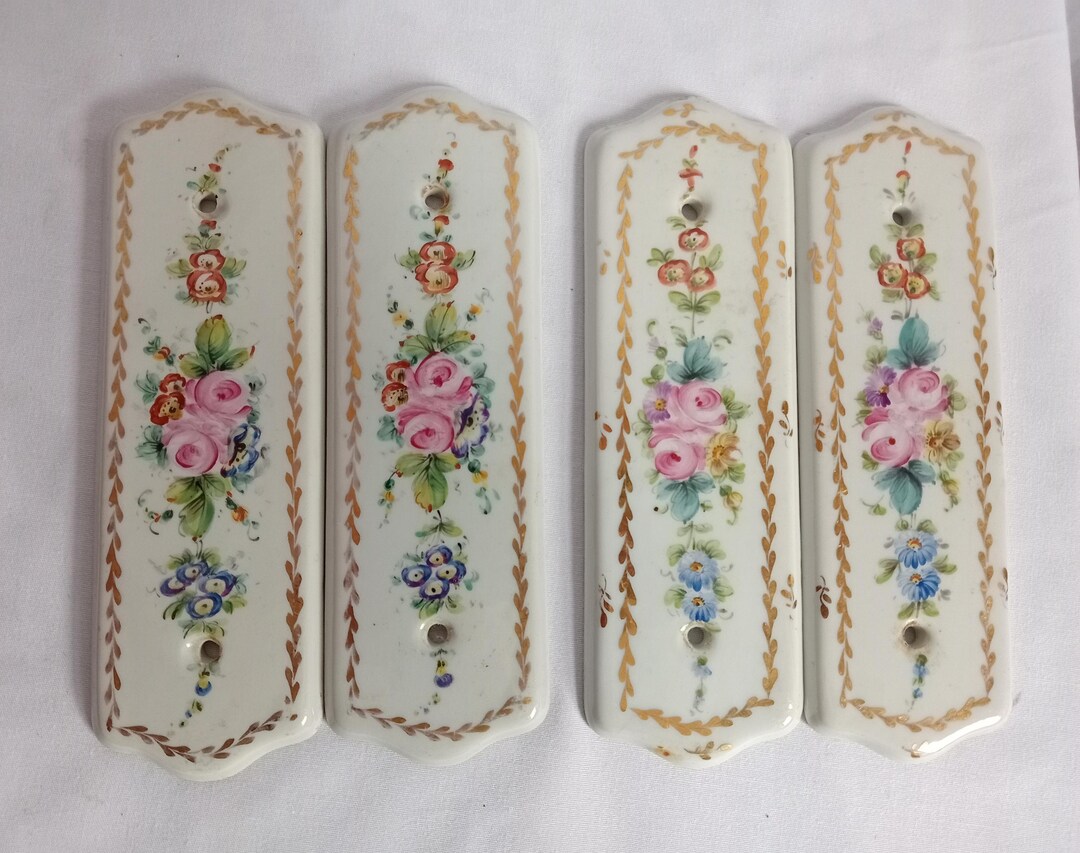 Pair French Limoges Porcelain Finger Plates - Etsy