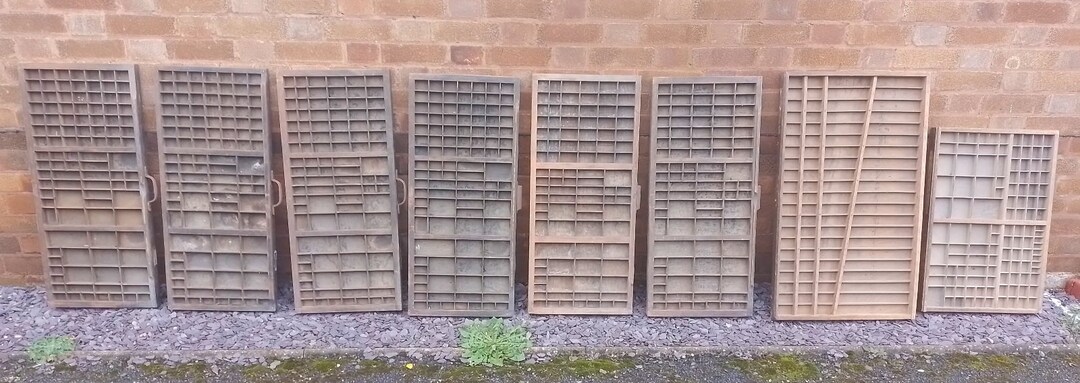 Vintage Printer Trays - Etsy
