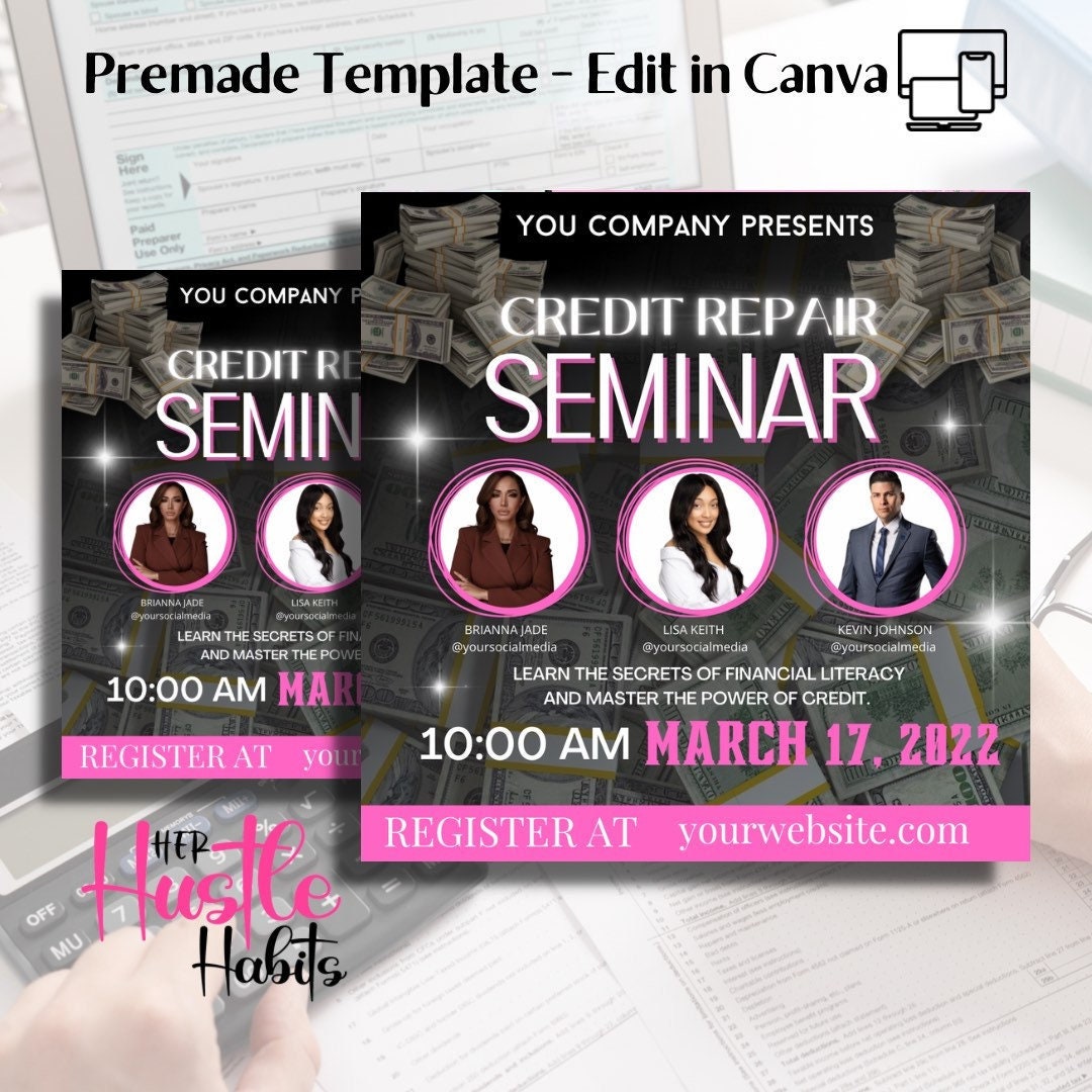 DIY Tax Course Flyer, Tax Class, Tax Services, Canva Flyer, Tax ...