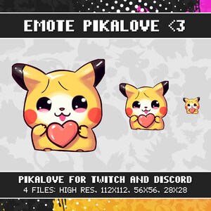 Pokemon Emotes | Pikachu Emotes for Twitch and Discord - Etsy