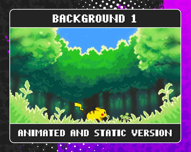 Pokemon Animated Background Screens / Cute Pokemon / Twitch Screens ...