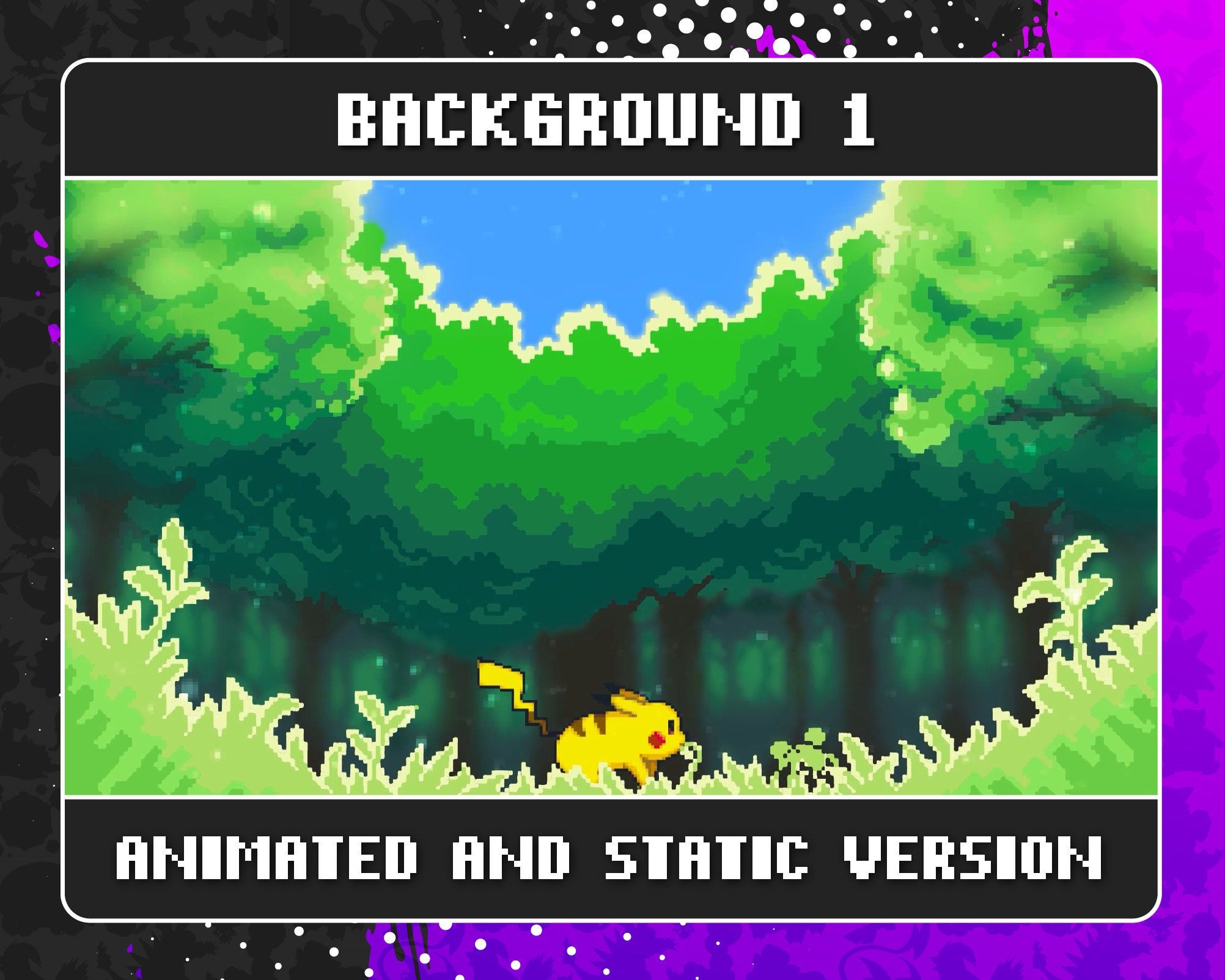 Pokemon Animated Background Screens / Cute Pokemon / Twitch Screens ...