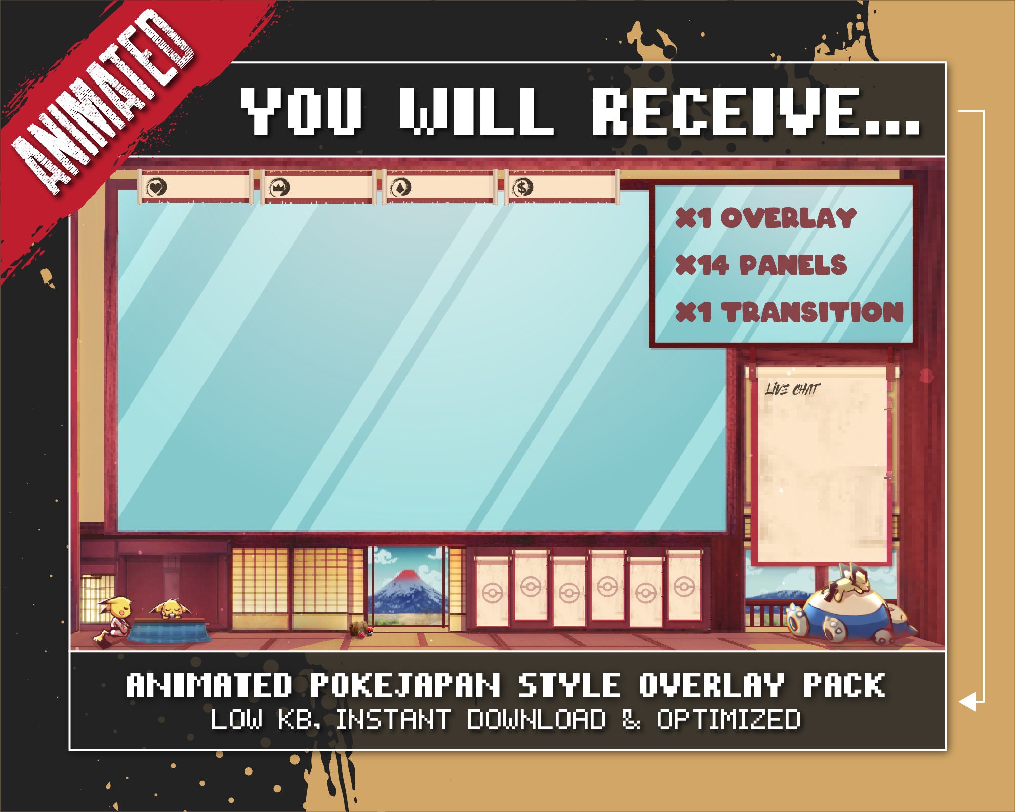 Pokemon Legends Arceus Overlay Pack / Pokemon Overlay / Anime Overlay ...