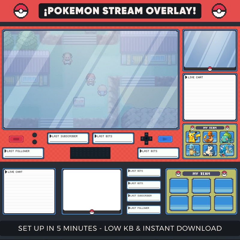Twitch Layout Paper - Etsy