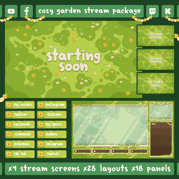 Pokemon Animated Screens, Cute Overlay , Twitch Screens , Animated ...