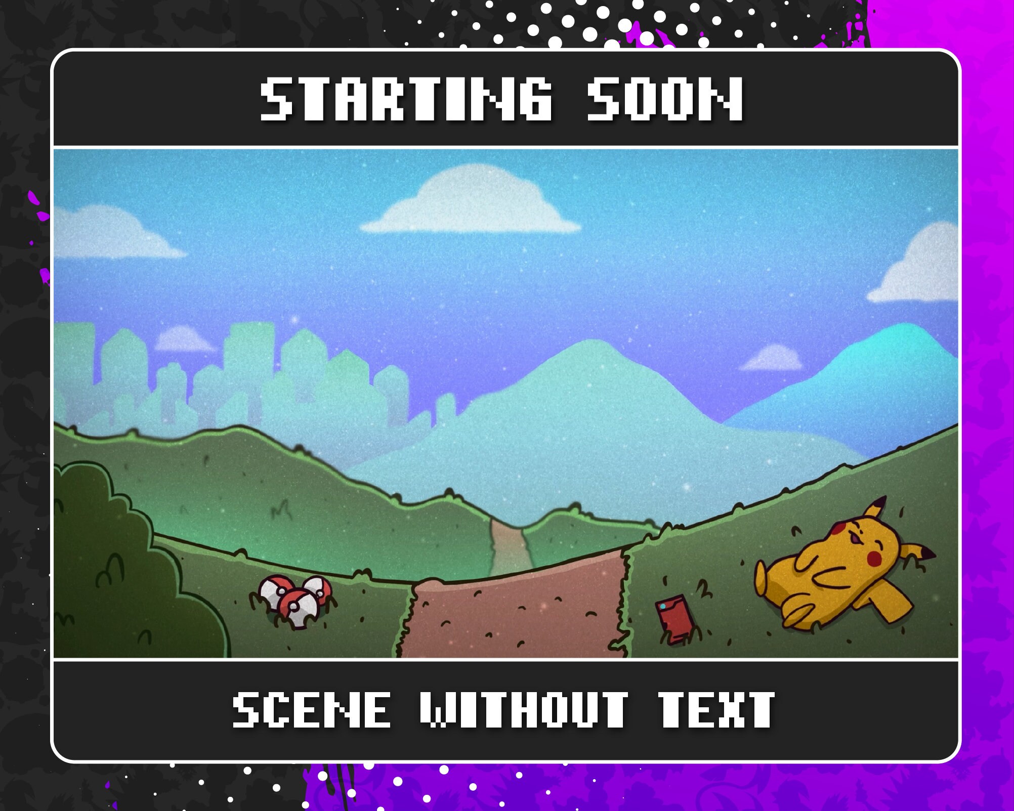 Pokemon Animated Screens / Cute Pokemon / Twitch Screens / Animated ...