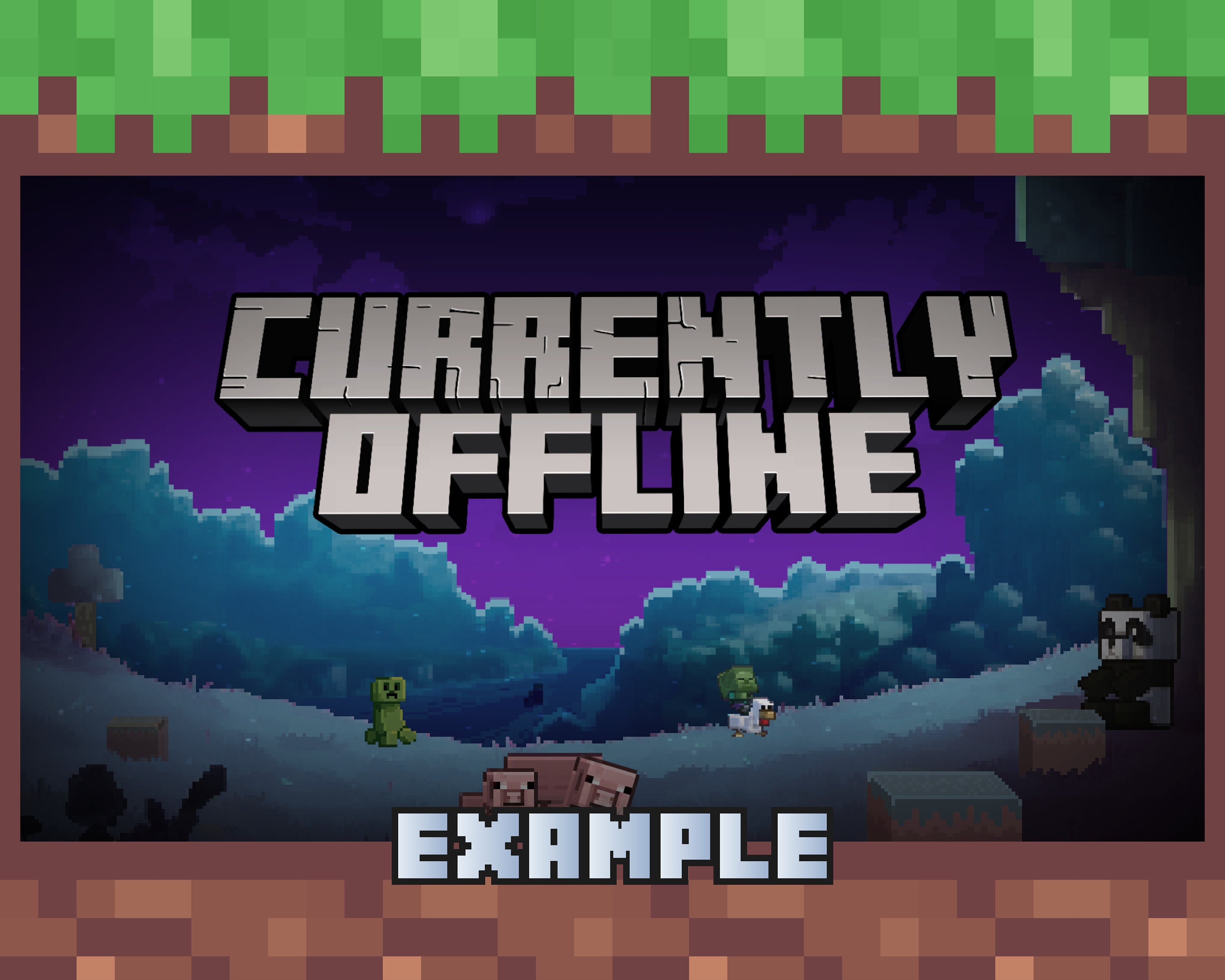 Minecraft Text Effect, PSD Editable, Png, Photoshop Text Template - Etsy