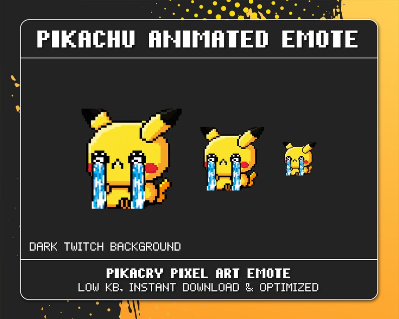 Animated Cute Pokemon Emote for Twitch and Discord - Cry Emote ...
