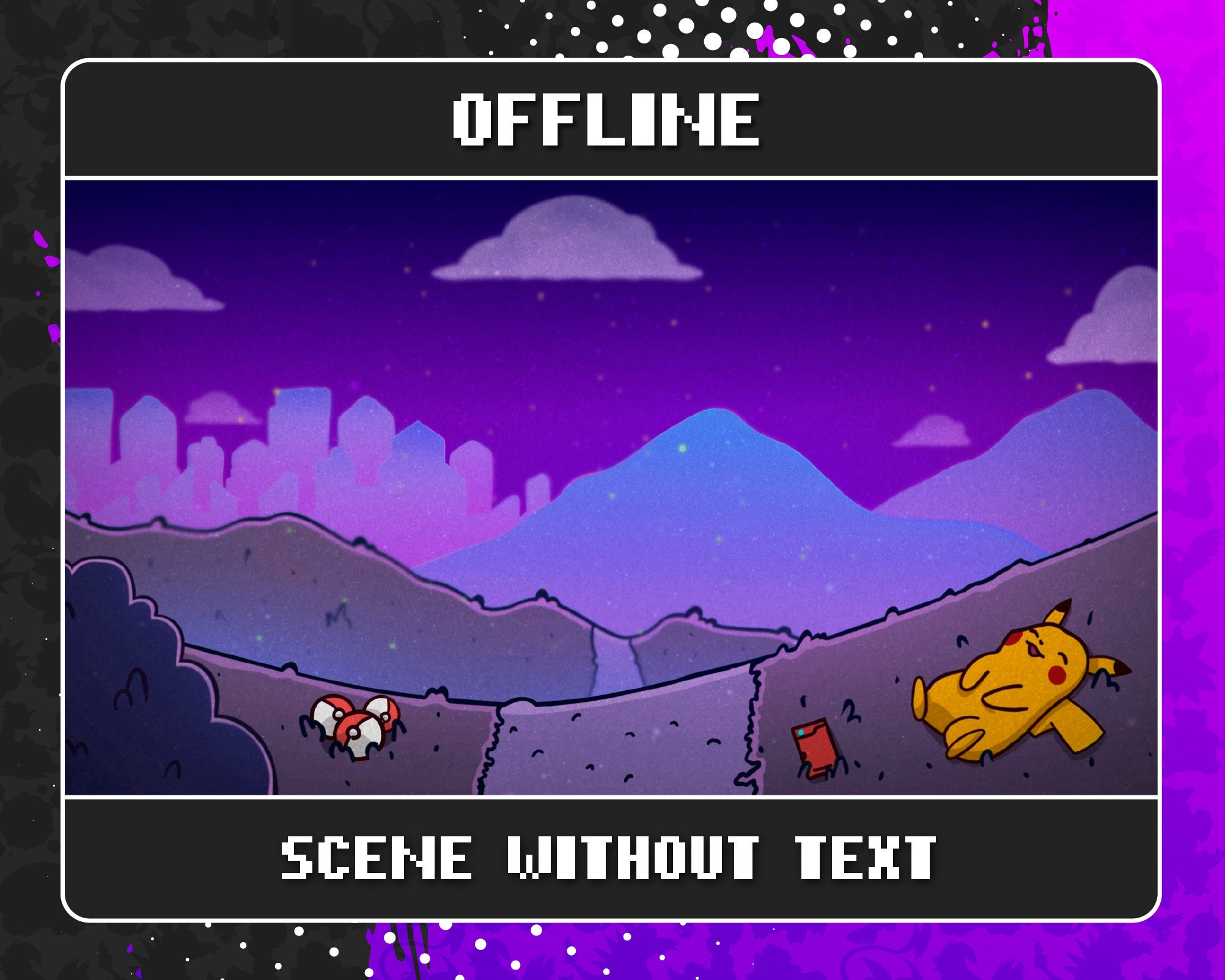 Pokemon Animated Screens / Cute Pokemon / Twitch Screens / Animated ...