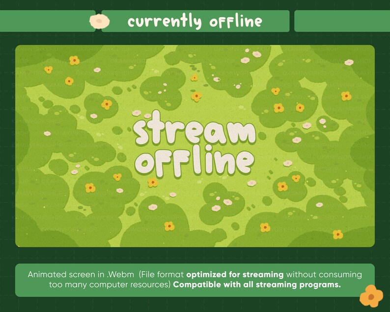 Animated Cozy Garden Stream Package | Cozy Overlay Stream Package, Lofi ...