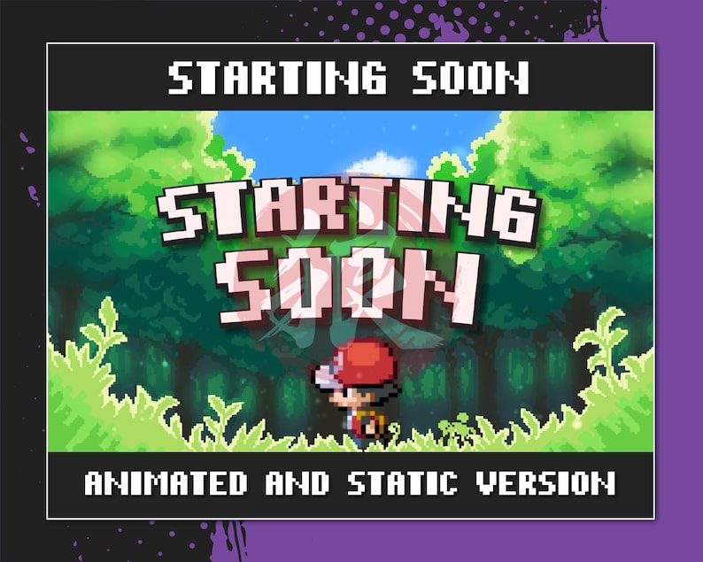 Pokemon Animated Screens / Cute Pokemon / Twitch Screens / Animated ...