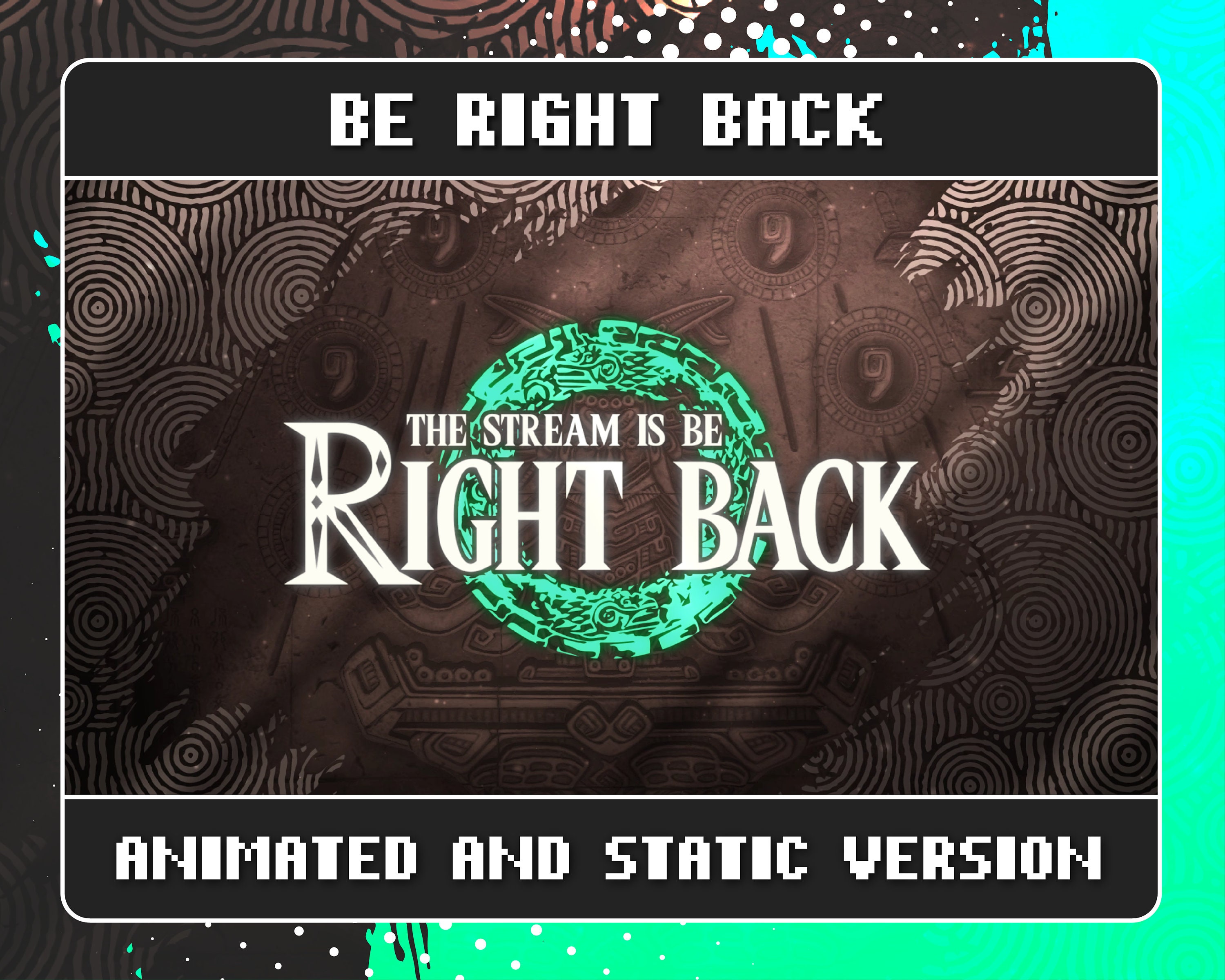 Zelda Tears of the Kingdom Screens for Twitch| Strating Soon, Be Right ...