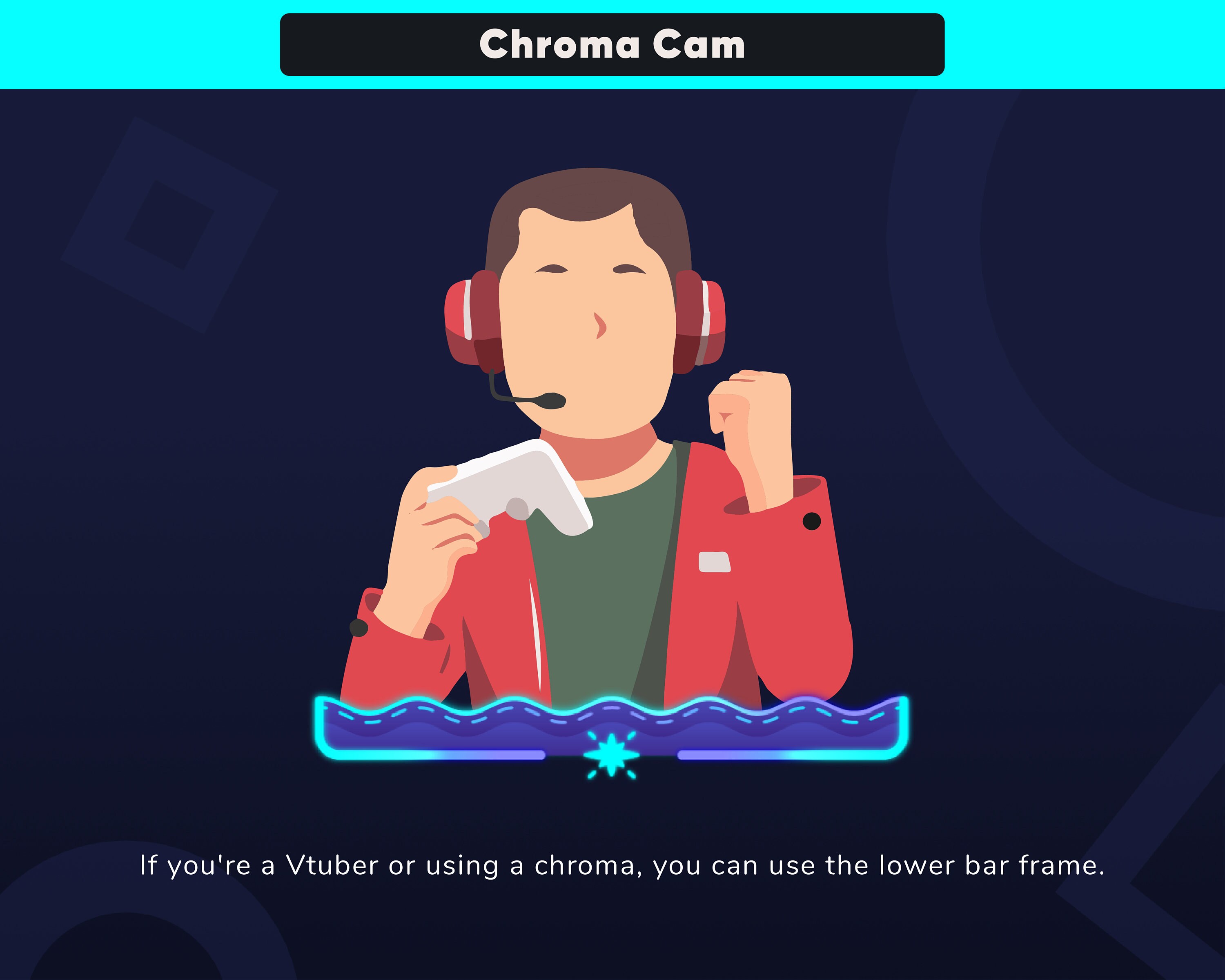 3 ANIMATED Cute Overlay Webcam Borders, Webcam Overlays, Twitch Overlay ...