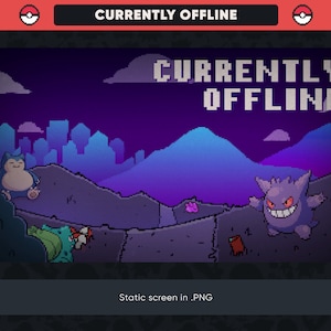 Pokemon Animated Screens, Cute Overlay , Twitch Screens , Animated ...