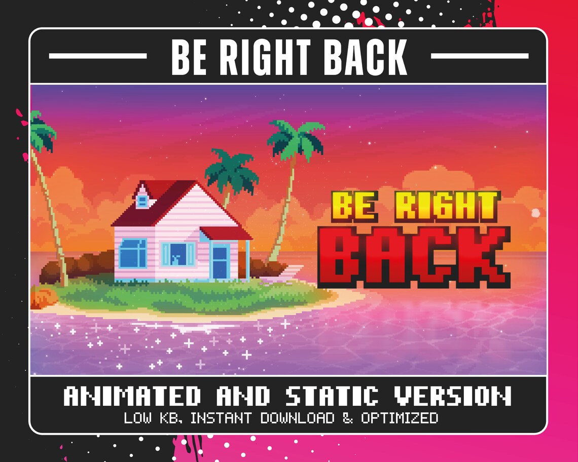 Cozy Pixel Art Animated Screens, Anime Overlay , Twitch Screens ...