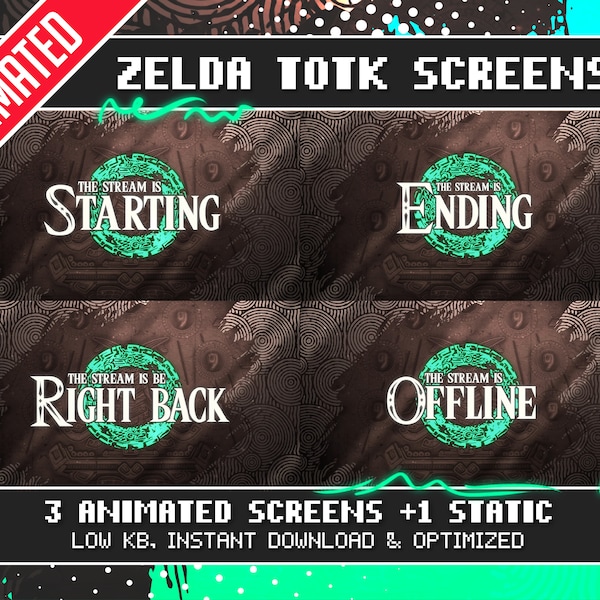 Zelda Tears of the Kingdom Overlay Cute Overlay BOTW Overlay - Etsy