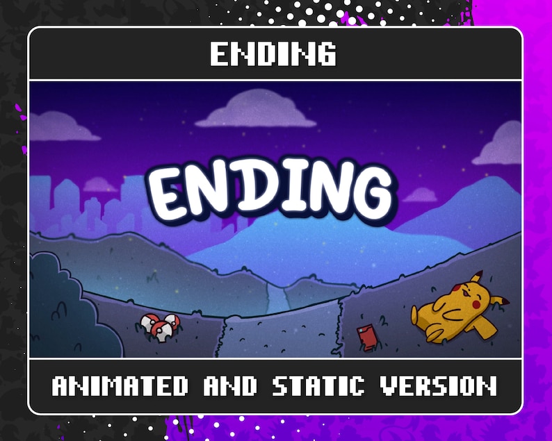 Pokemon Animated Screens / Cute Pokemon / Twitch Screens / Animated ...