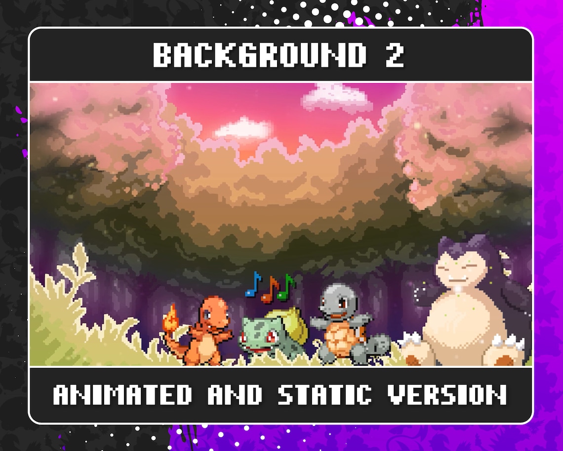 Pokemon Animated Background Screens / Cute Pokemon / Twitch Screens ...