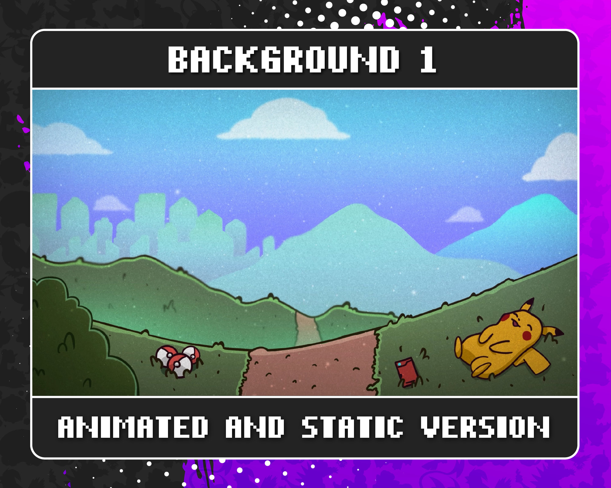 Twitch Animated Screens / Cute Pokemon / Twitch Screens / Animated ...