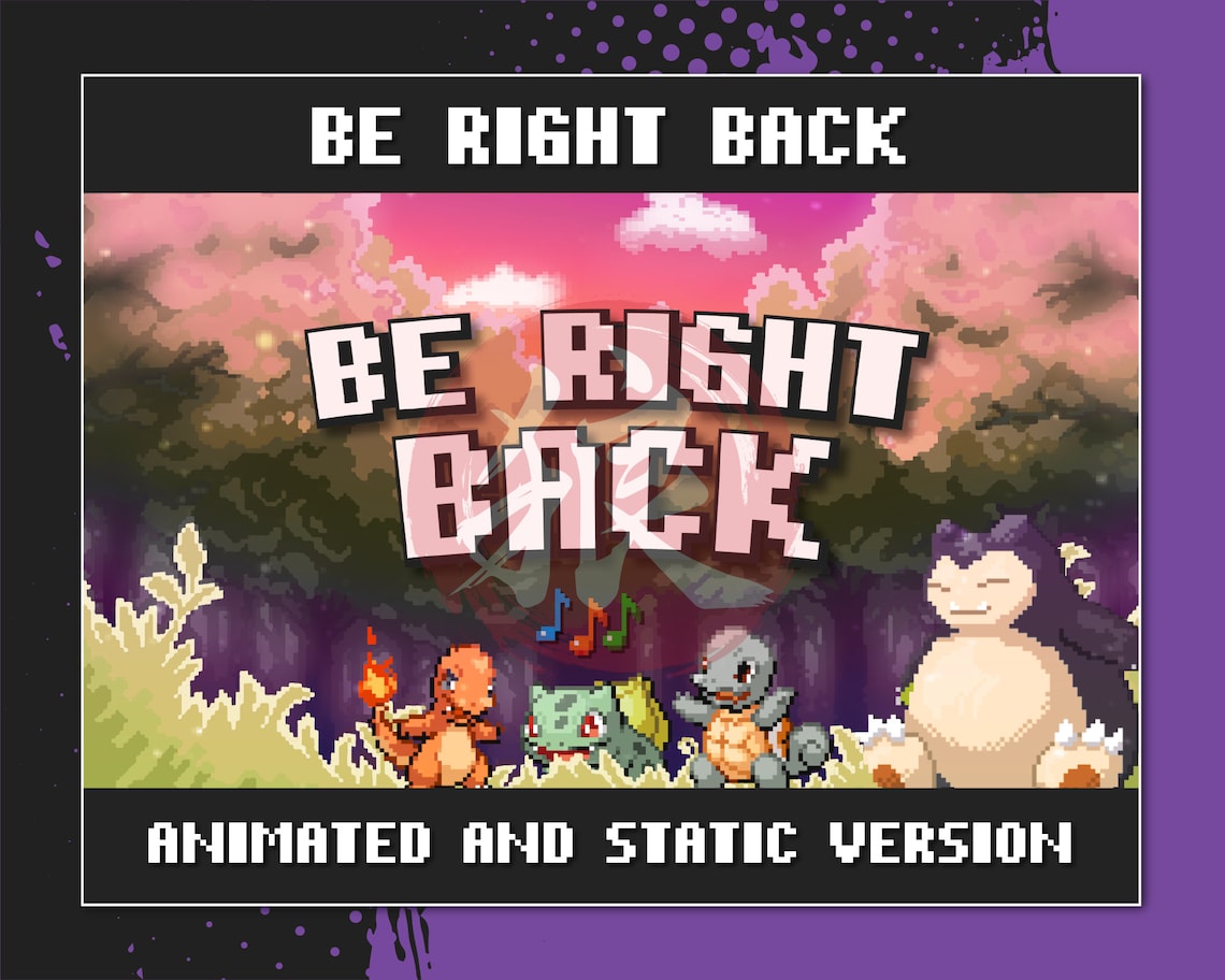 Pokemon Animated Screens / Cute Pokemon / Twitch Screens / Animated ...