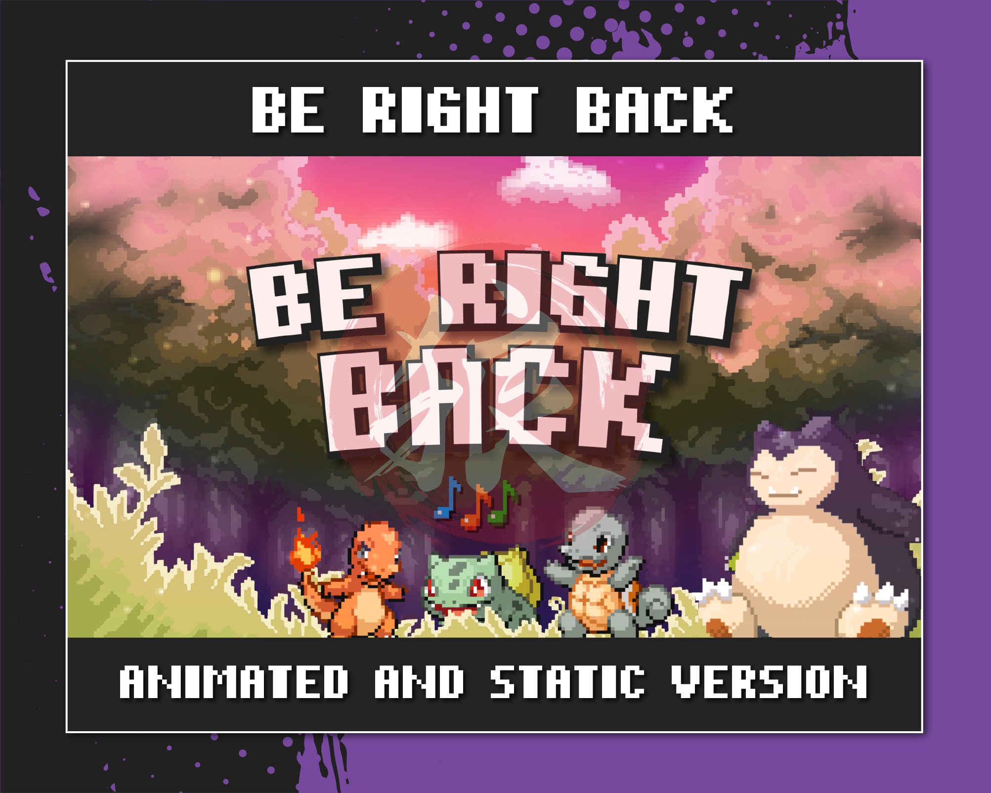 Pokemon Animated Screens / Cute Pokemon / Twitch Screens / Animated ...