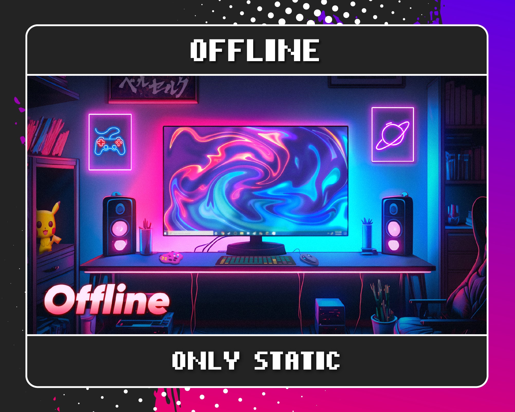 Cozy Animated Stream Screens Package | Twitch Gaming Room | Starting ...