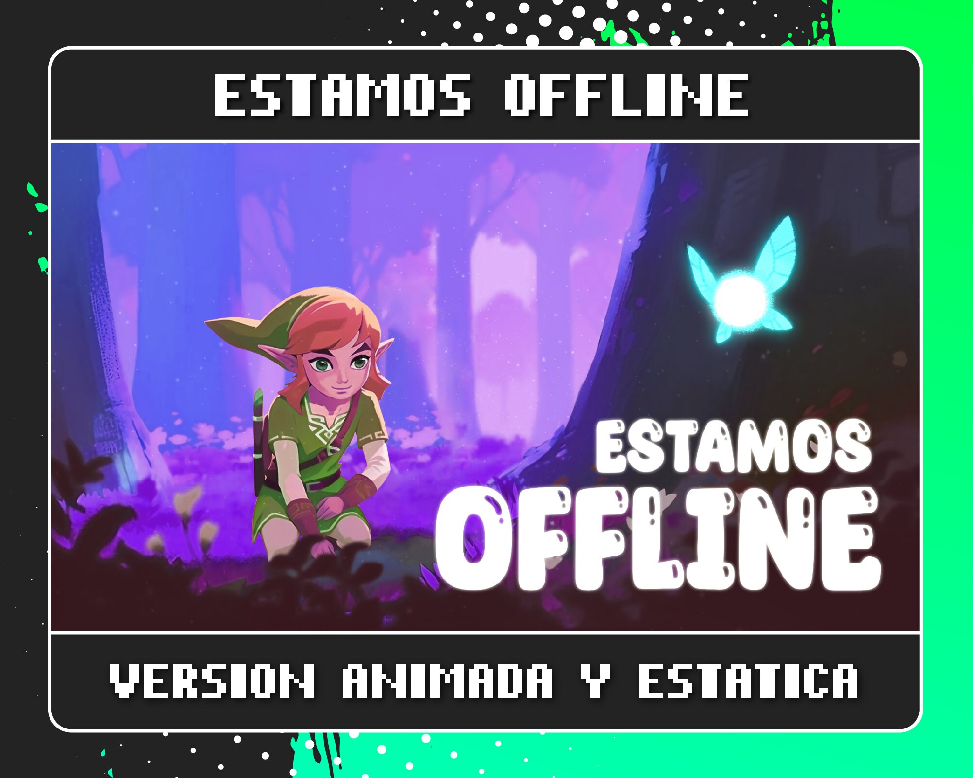 Zelda Twitch Overlay Screens – Animated Streaming Scenes (digital ...
