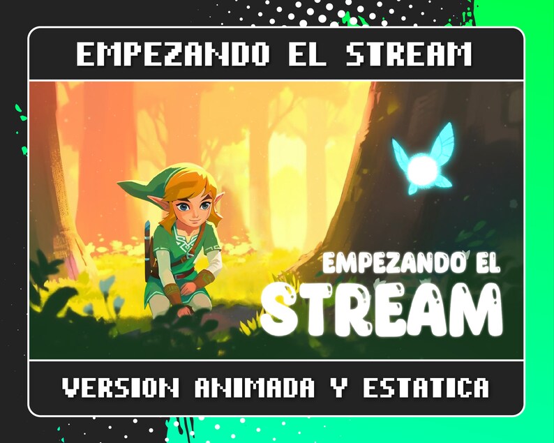 Zelda Twitch Overlay Screens – Animated Streaming Scenes (digital ...