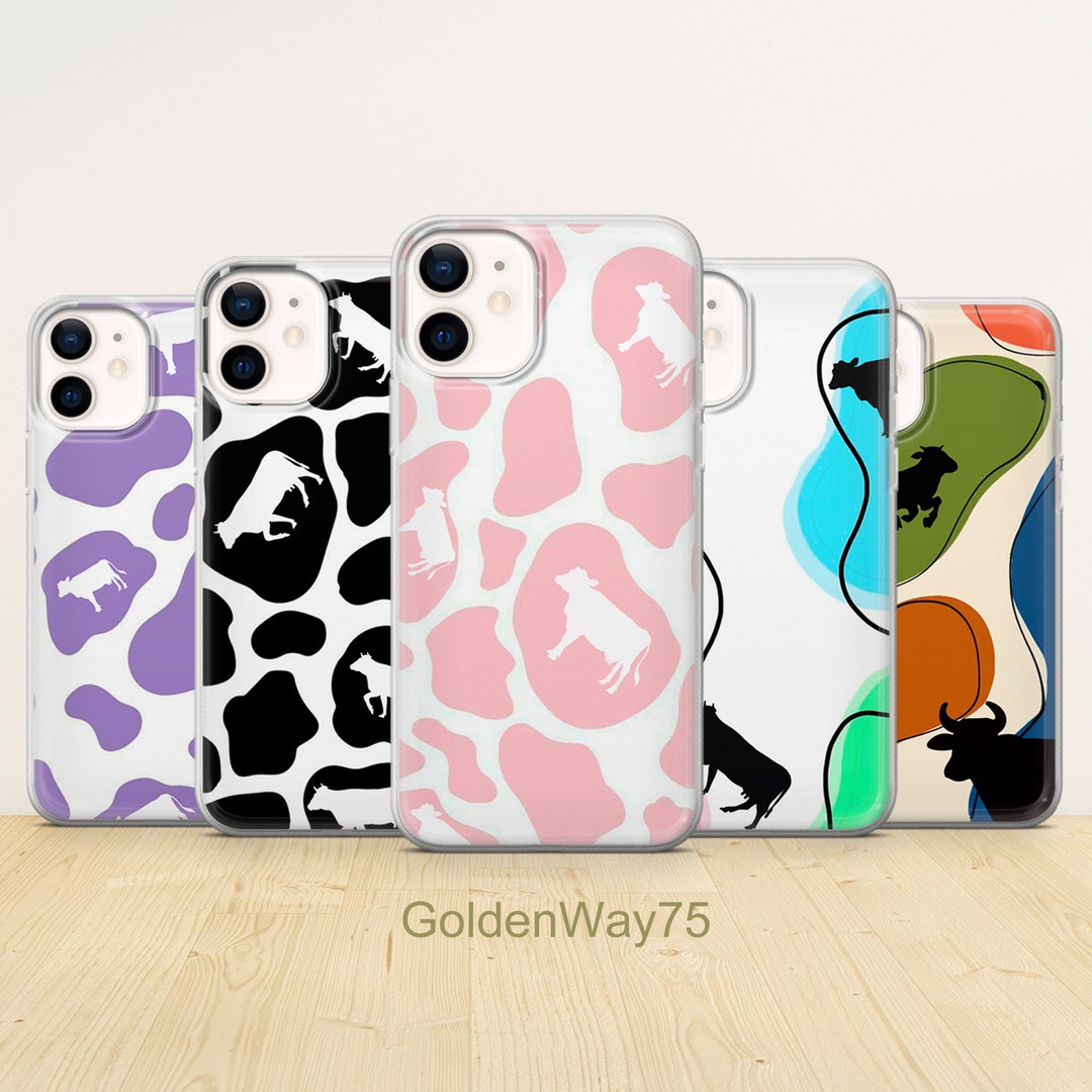 Cow Print Phone Case Cow Pattern Cover for iPhone 15 Pro Max 14 13 12 ...