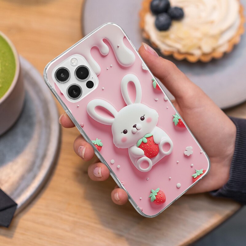 Rabbit Phone Case - Etsy