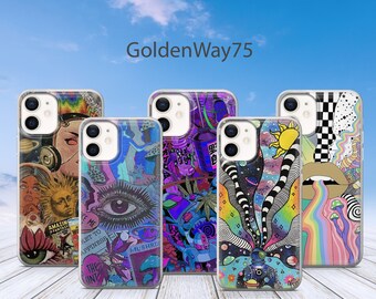 Trippy Psychedelic Phone Case - Etsy