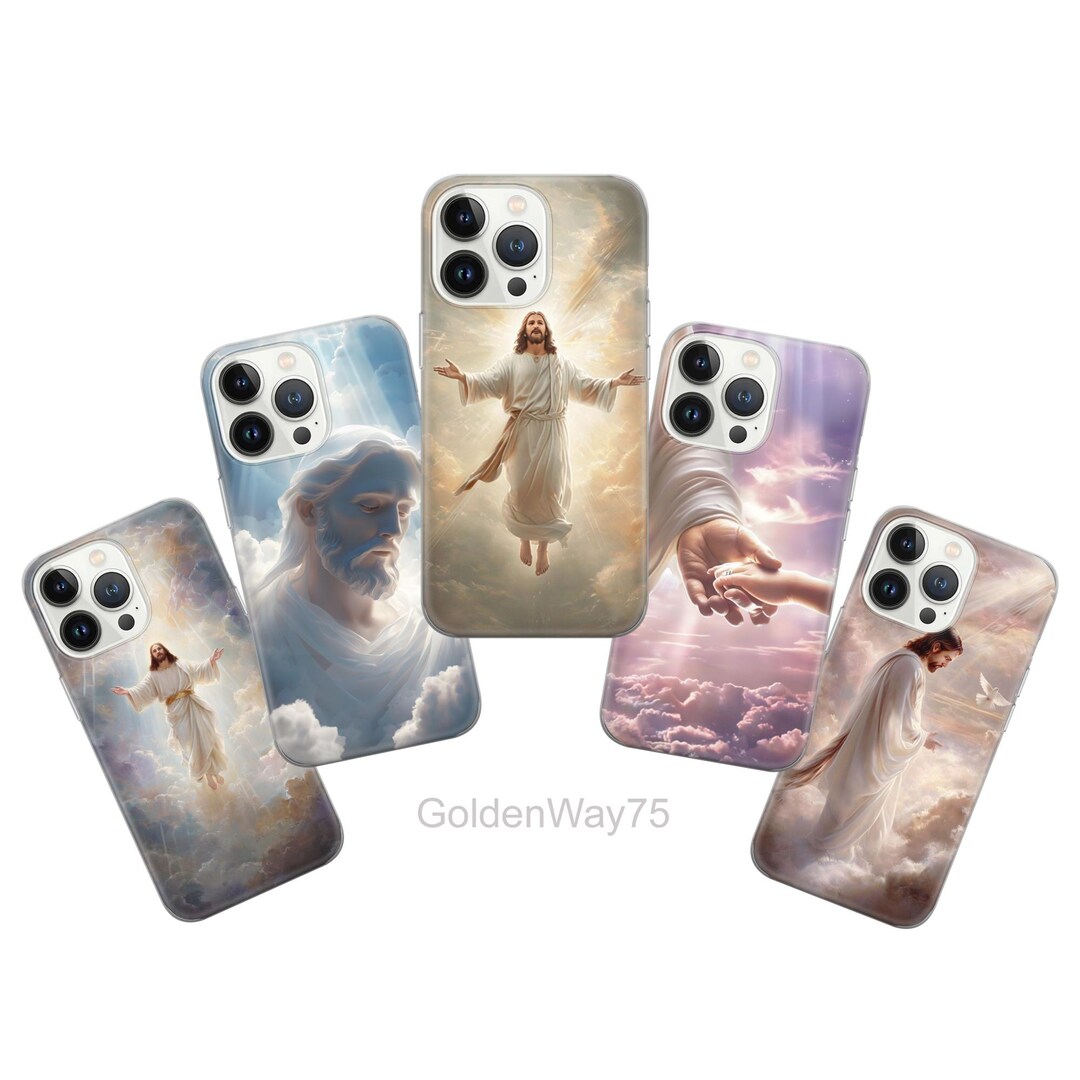 Heavenly Jesus Christian Art Phone Case for iPhone 17 Air 16 15 Pro Max ...