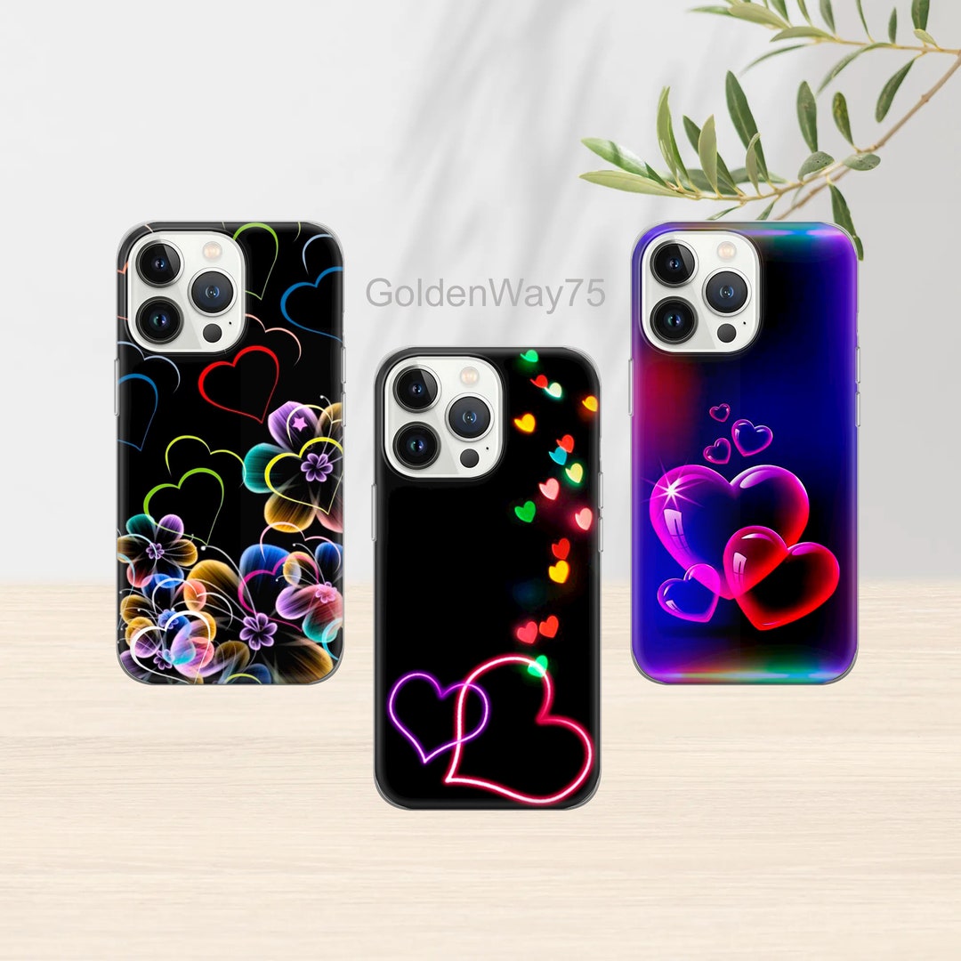 Glow in the Dark Phone Case Visible Cover for iPhone 15 Pro Max 14 Plus 13 SE, Samsung S24 Ultra ...