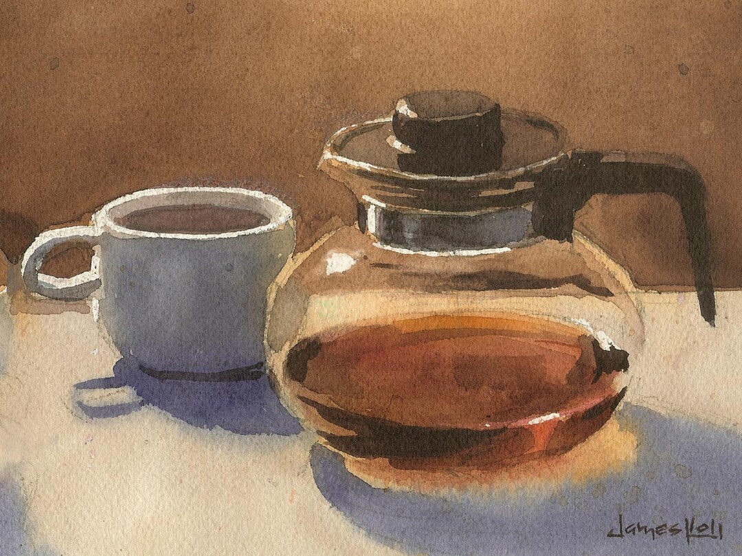 Still Life With Coffee Decanter - Etsy
