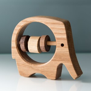 DIY Elephant Wooden Baby Rattle Toy | Digital Plans - Etsy