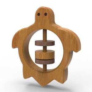 DIY Sea Turtle Wooden Baby Rattle | Digital Plans - Etsy